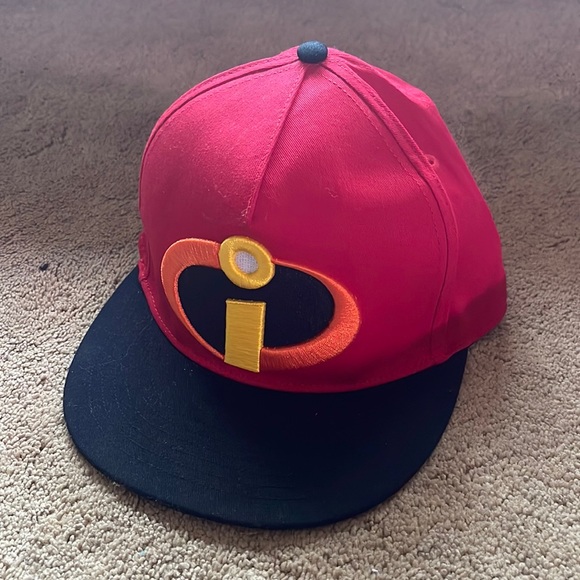 Disney | Accessories | Disney Parks Incredible Snapback Adult Hat Nwt ...